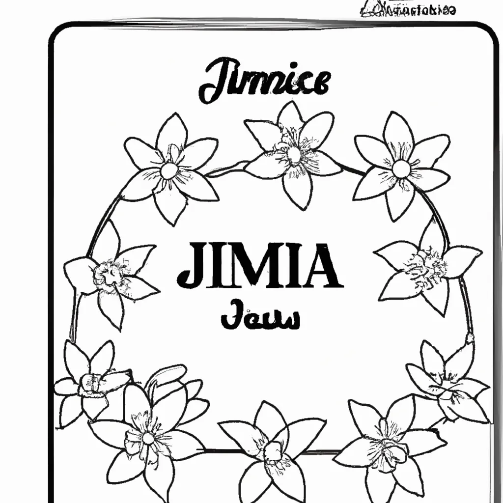 Desenhos De Jasmins Jóia Para Imprimir E Colorir