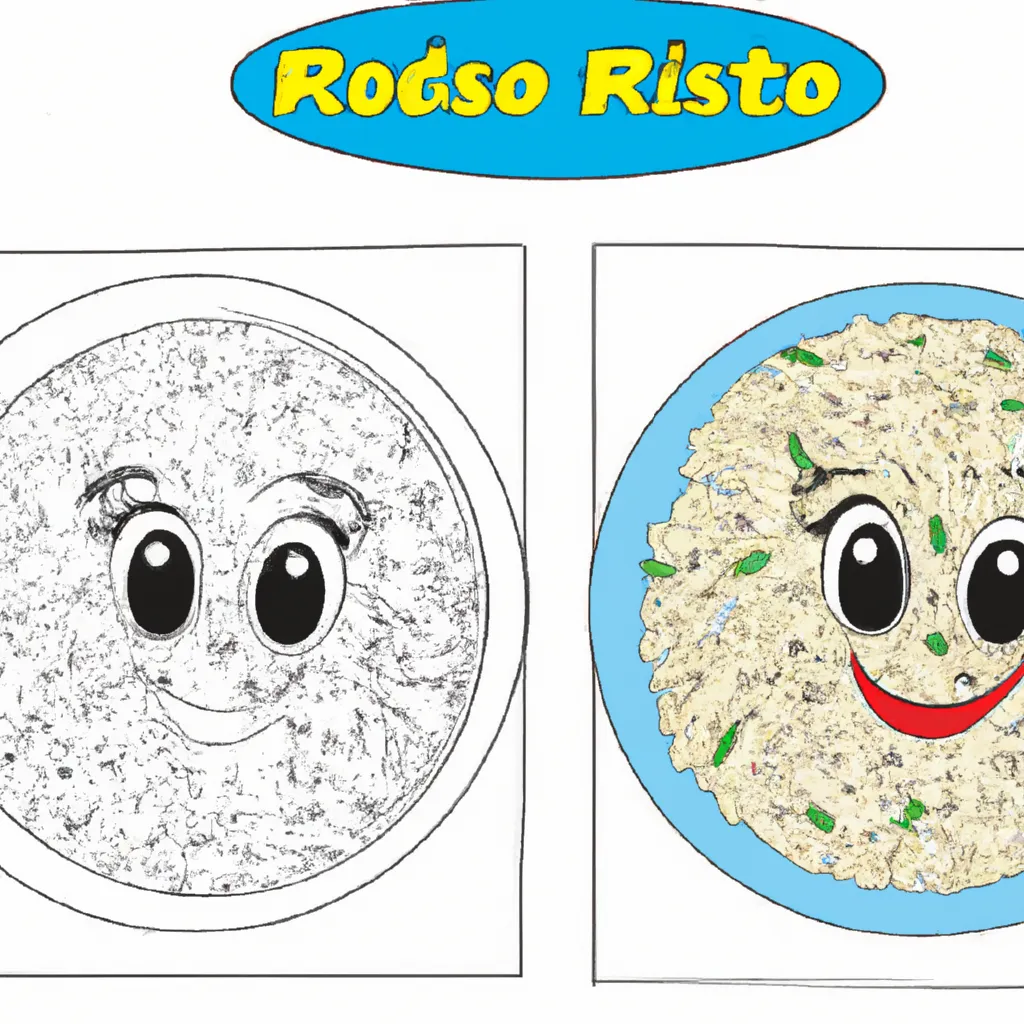 Desenhos de Risoto Requintado para Imprimir e Colorir