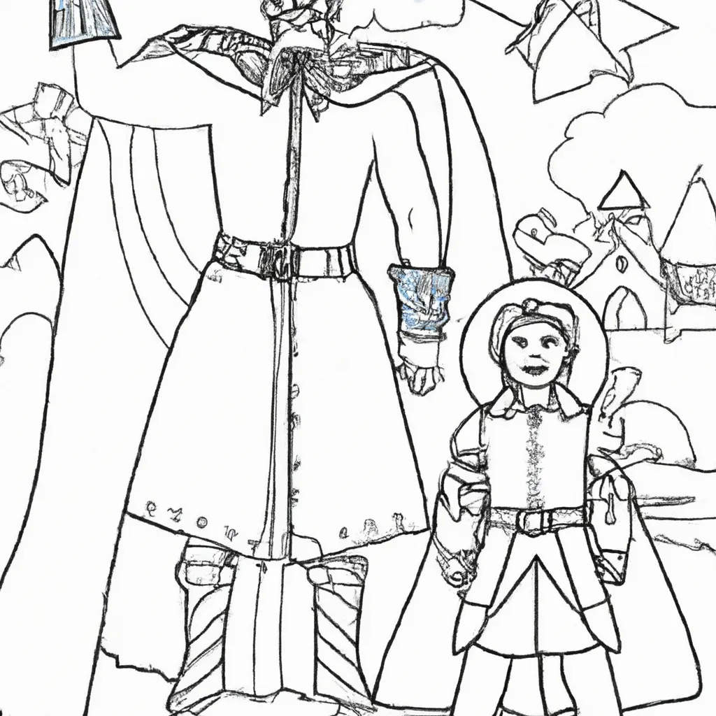 Desenhos do Incrível Rei Arthur para Imprimir e Colorir