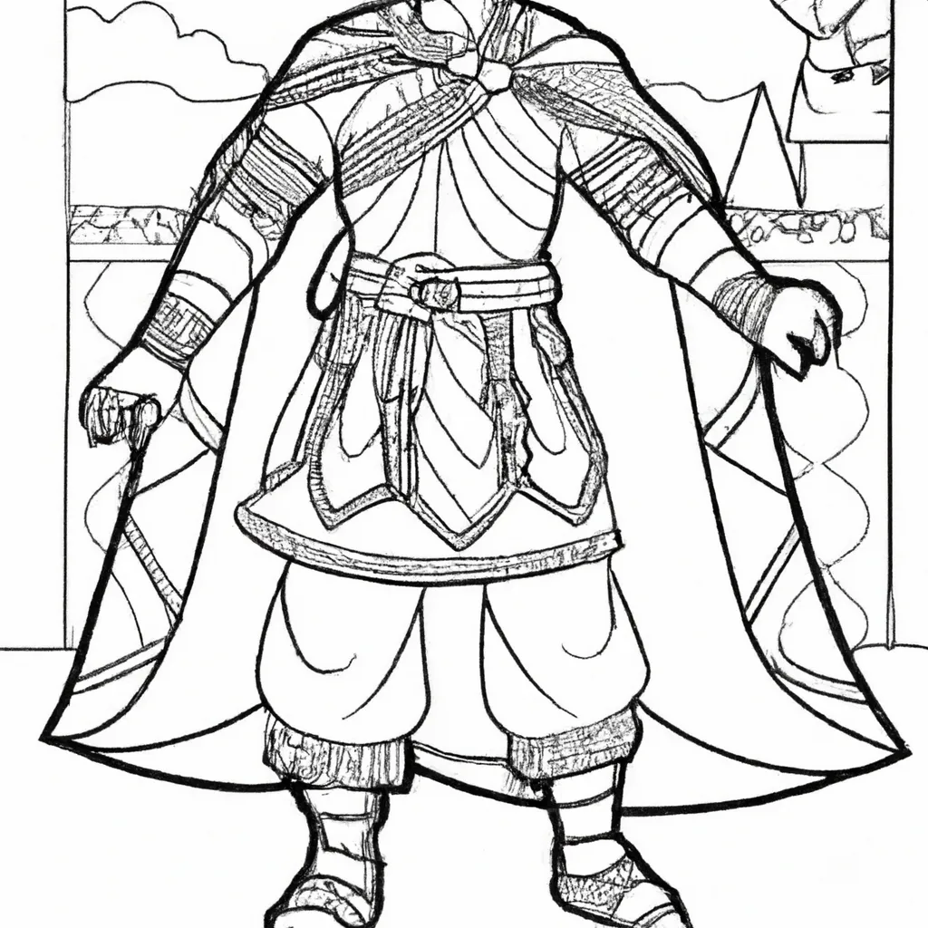 Desenhos do Incrível Rei Arthur para Imprimir e Colorir