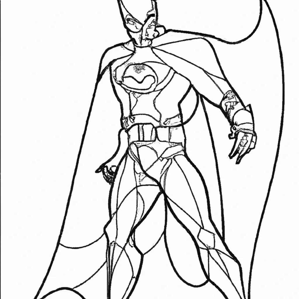 Desenhos Fantásticos do Batman para Imprimir e Colorir