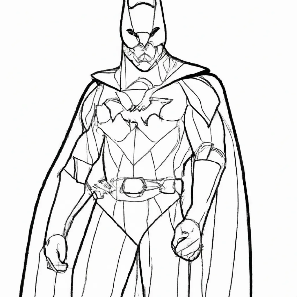 Desenhos Fantásticos do Batman para Imprimir e Colorir