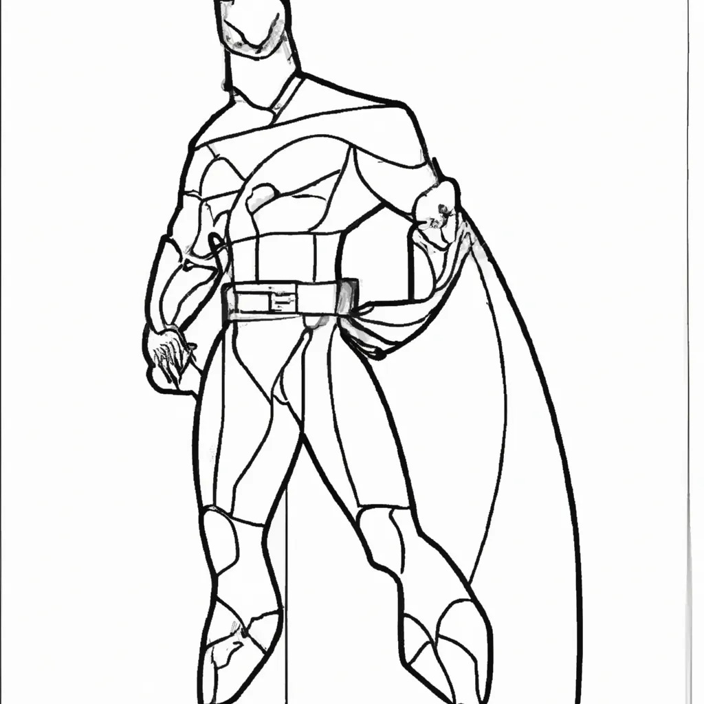 Desenhos Fantásticos do Batman para Imprimir e Colorir