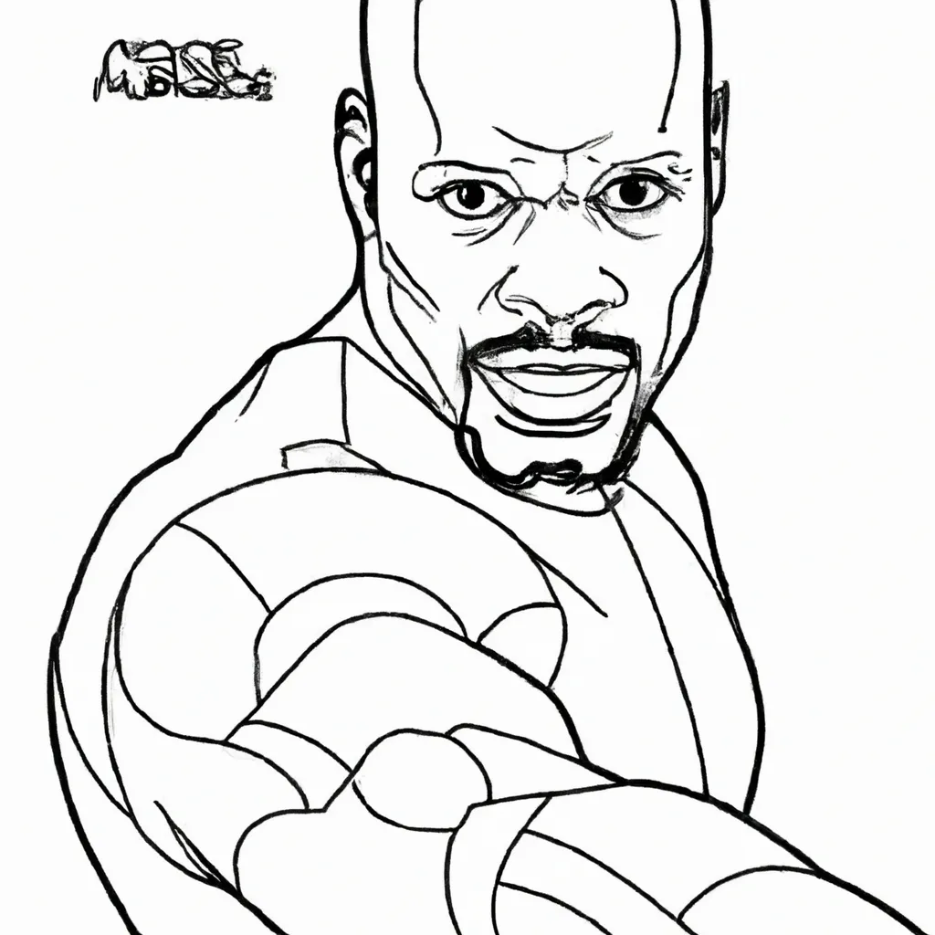 Desenhos Fortes do Luke Cage para Imprimir e Colorir