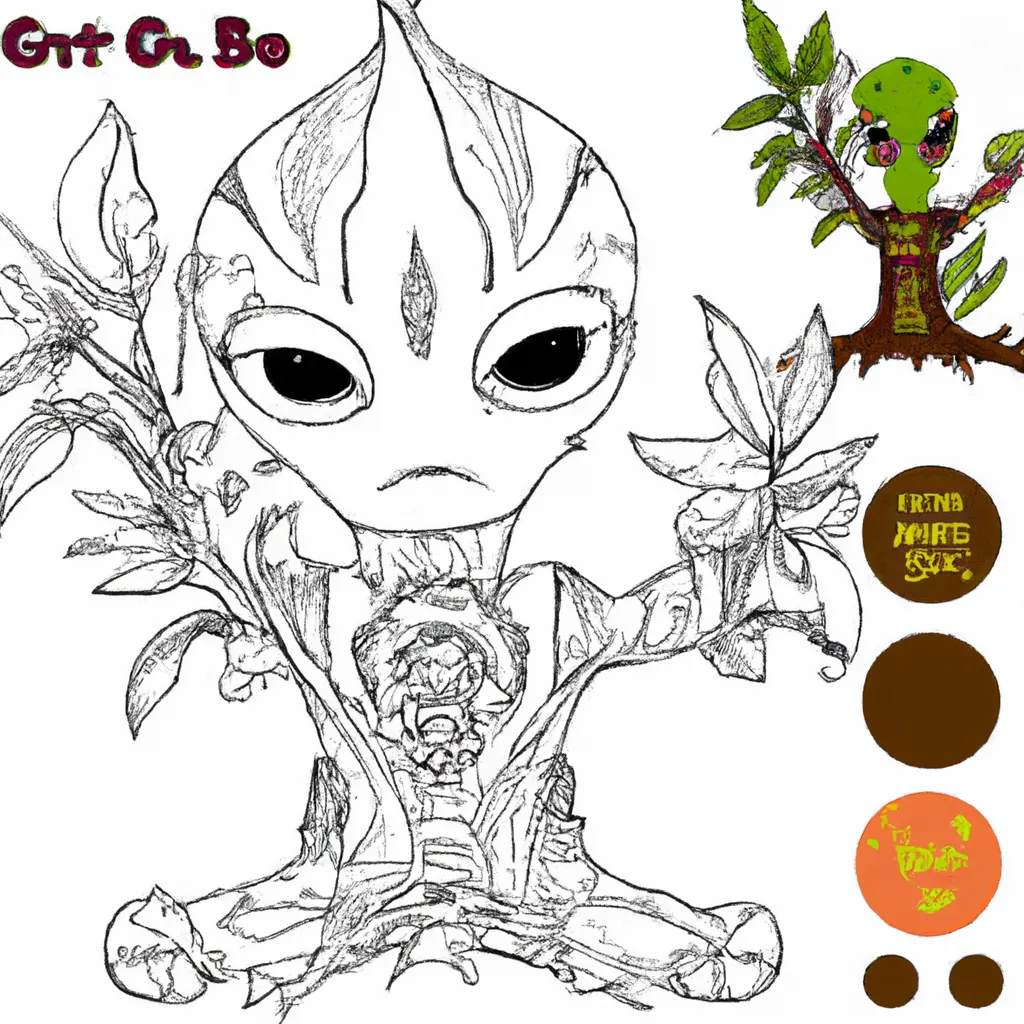 Desenhos Adoráveis do Baby Groot para Imprimir e Colorir
