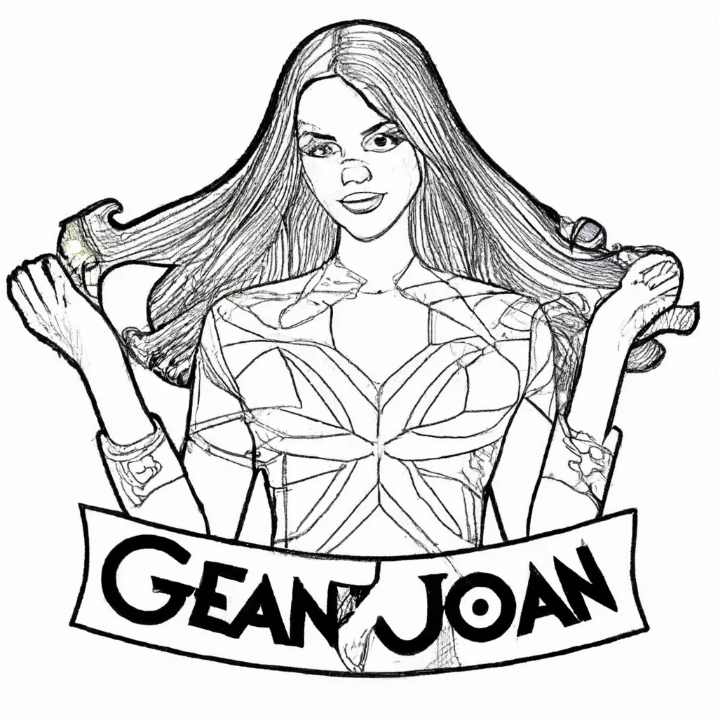 Desenhos Apaixonantes da Jean Grey para Imprimir e Colorir