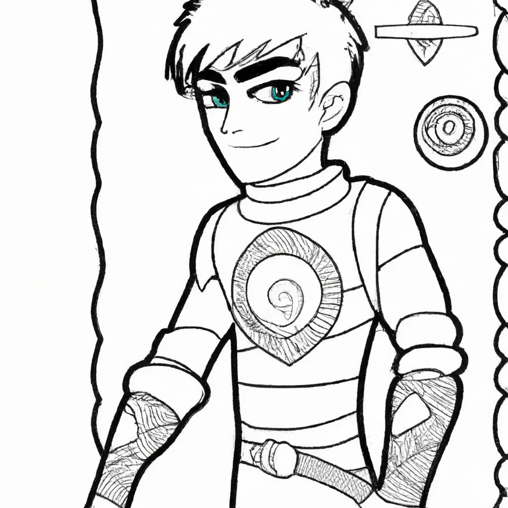 Desenhos Fantásticos de "Danny Phantom" para Imprimir e Colorir