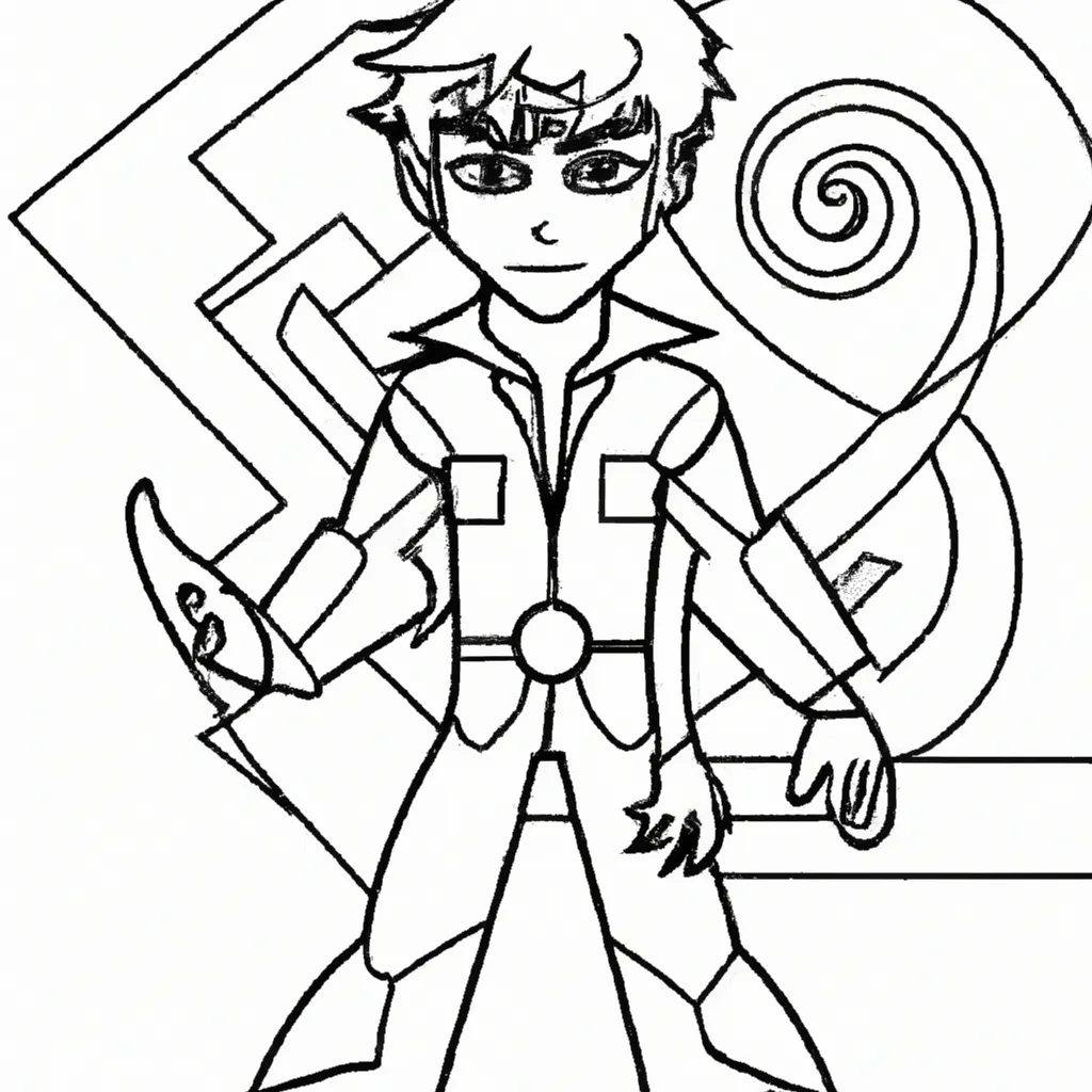 Desenhos Fantásticos de "Danny Phantom" para Imprimir e Colorir