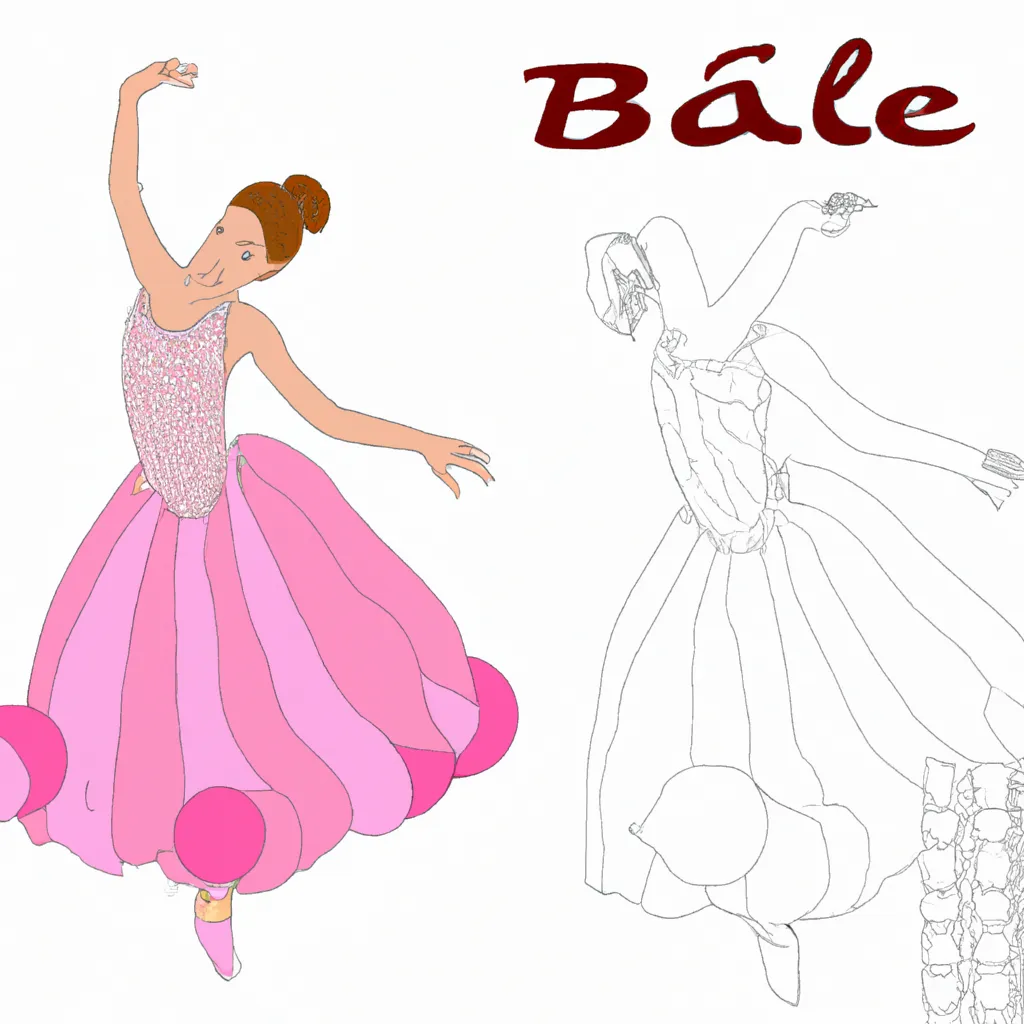 Cores e Balé: Desenhos de Balé para Colorir