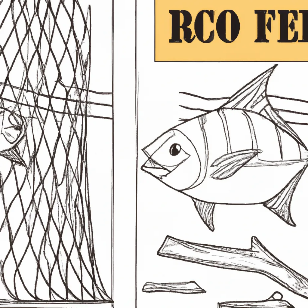 Cores na Rede: Desenhos de Pescaria para Colorir