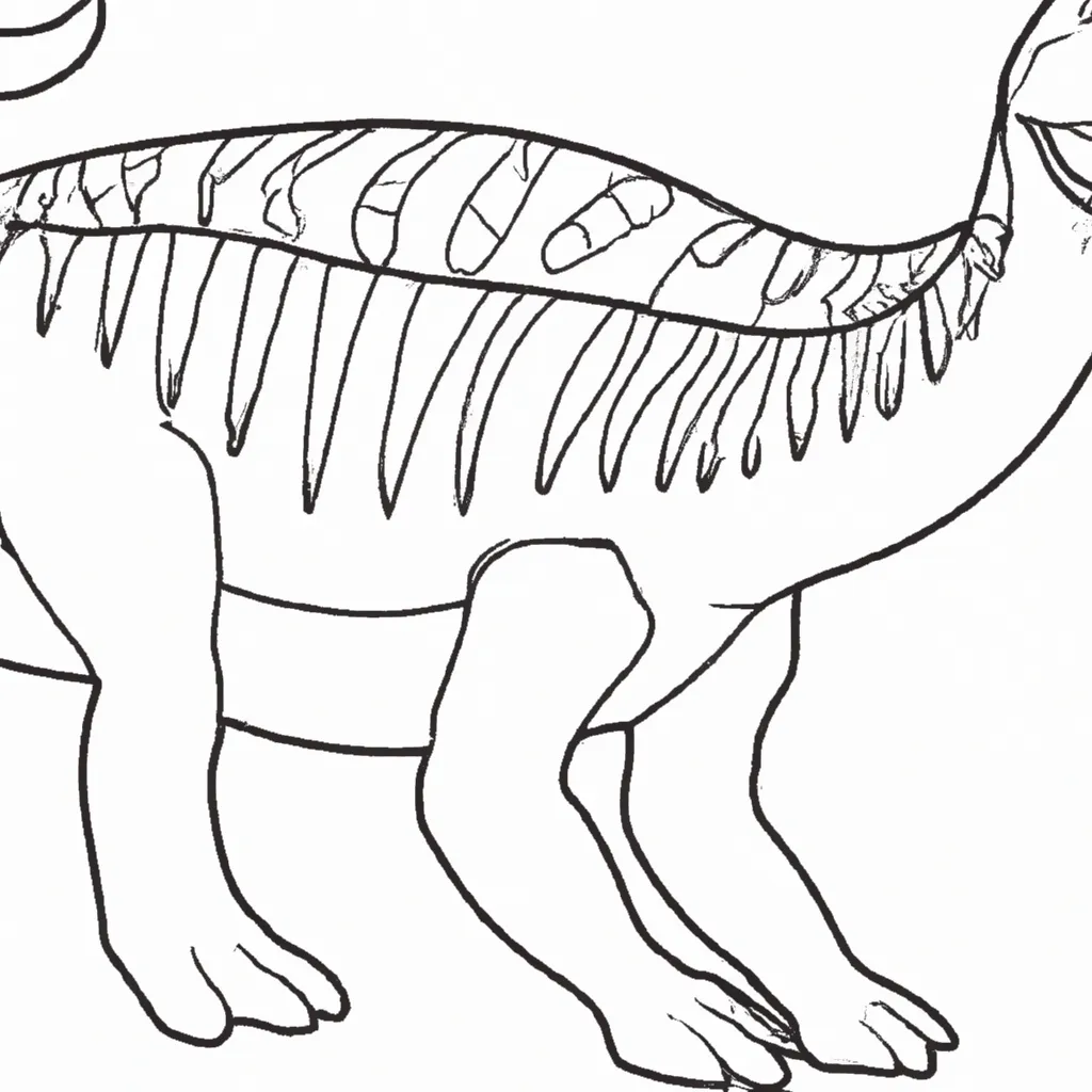 Desenhos do Hypacrosaurus para Colorir: Aprenda e Divirta-se