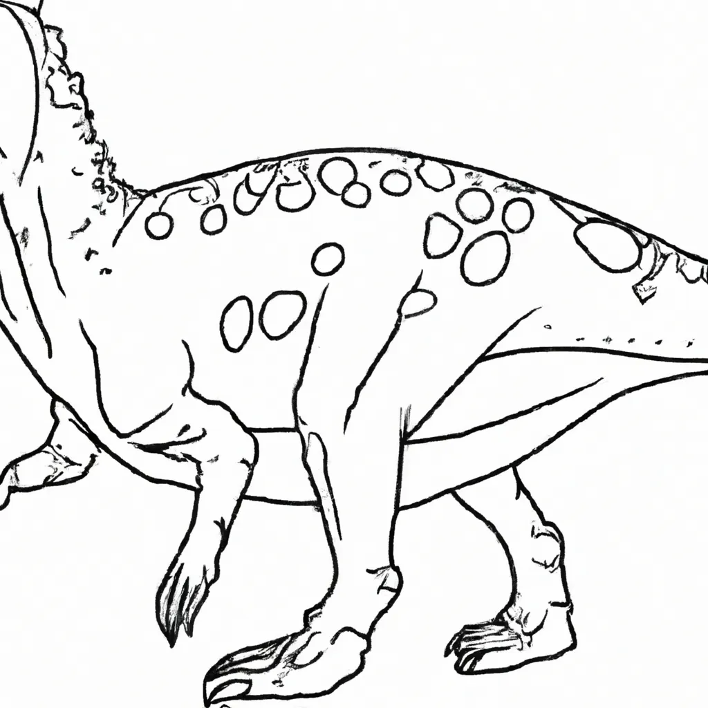 Desenhos do Hypacrosaurus para Colorir: Aprenda e Divirta-se