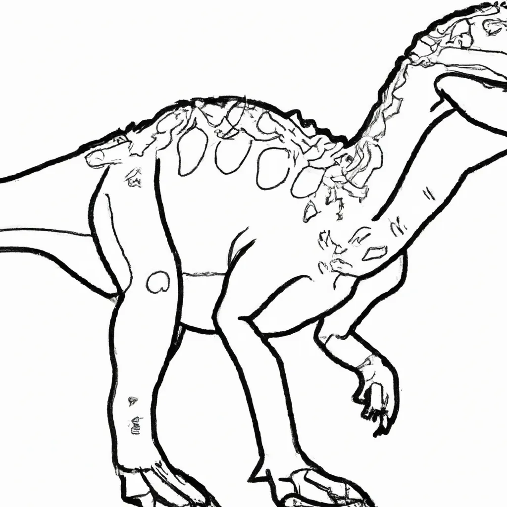 Desenhos do Hypacrosaurus para Colorir: Aprenda e Divirta-se