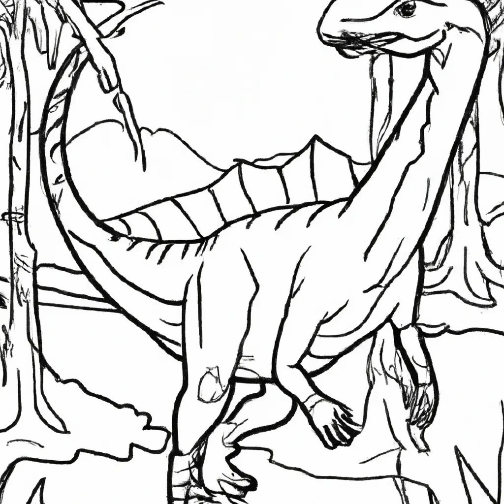 Desenhos do Hypacrosaurus para Colorir: Aprenda e Divirta-se