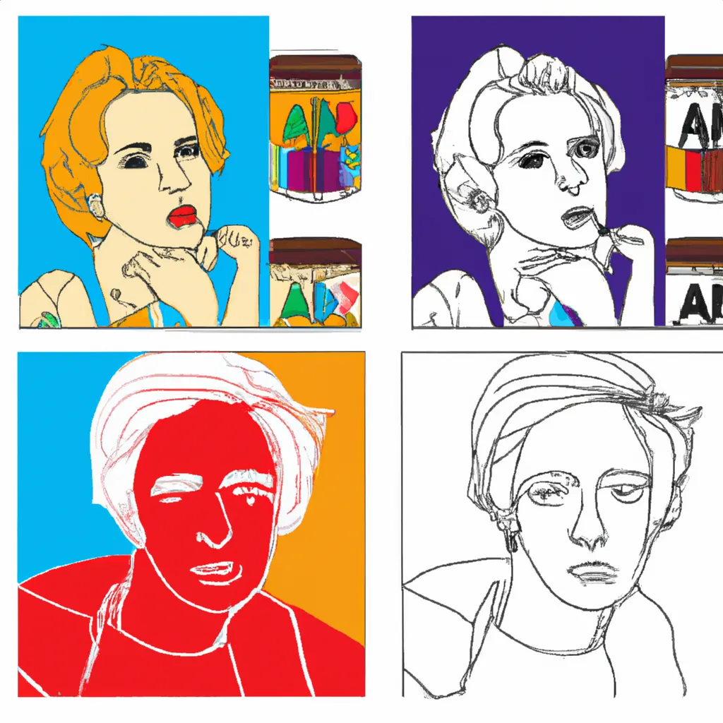 Cores da Arte Pop: Obras de Andy Warhol para Colorir