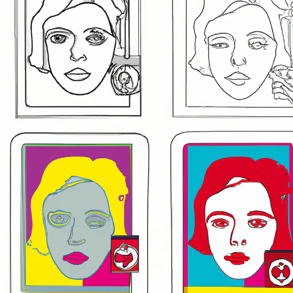 Cores da Arte Pop: Obras de Andy Warhol para Colorir
