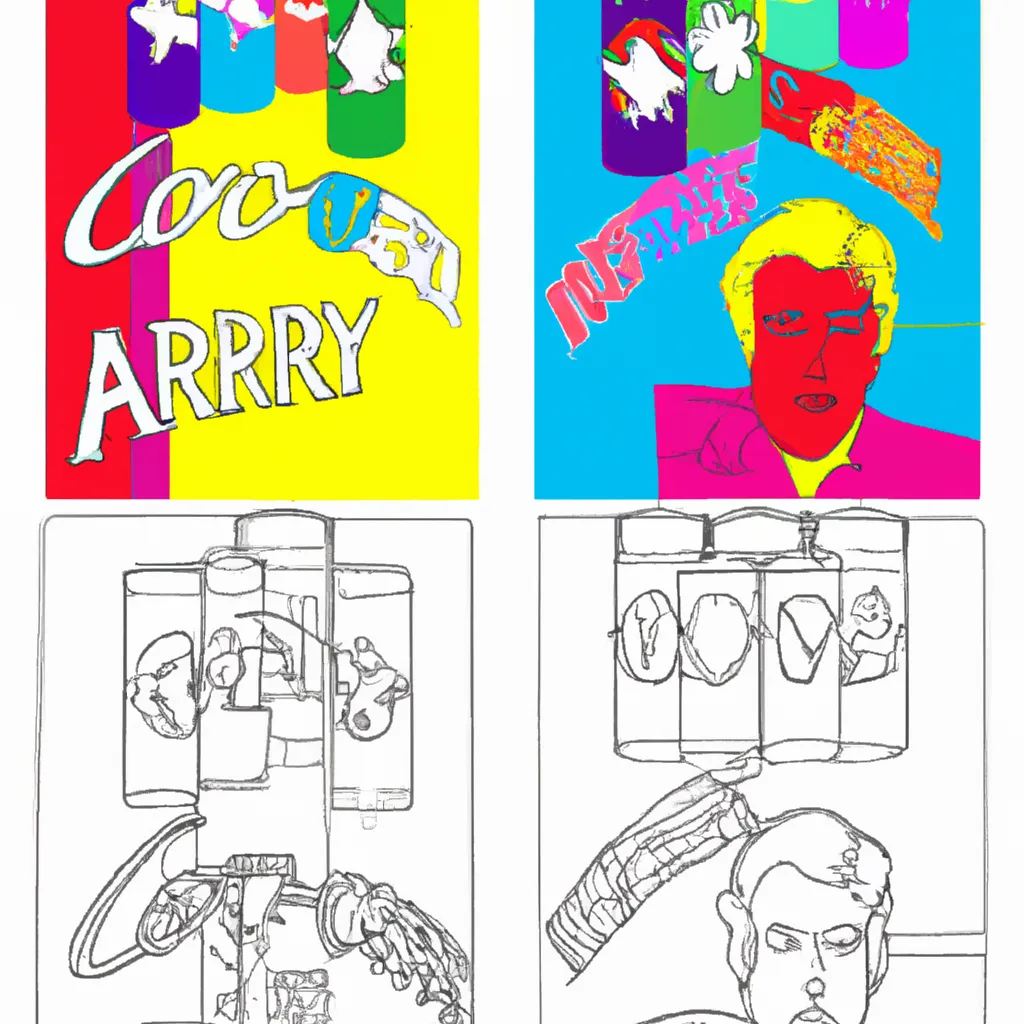 Cores da Arte Pop: Obras de Andy Warhol para Colorir