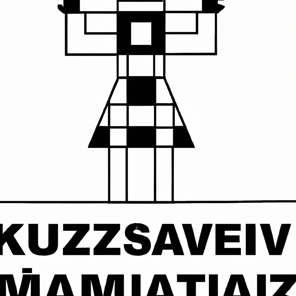 Descubra o Suprematismo: Obras de Kazimir Malevich para Colorir
