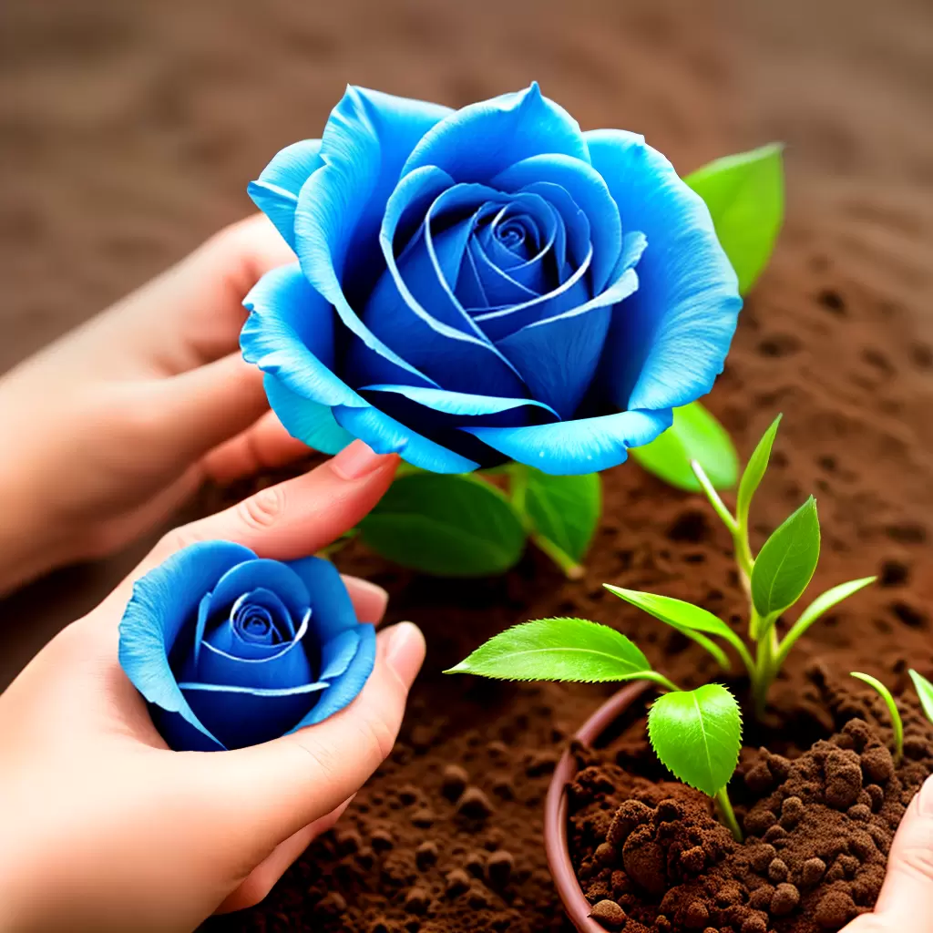 PASSO A PASSO: Como Plantar a Rara Rosa Azul!