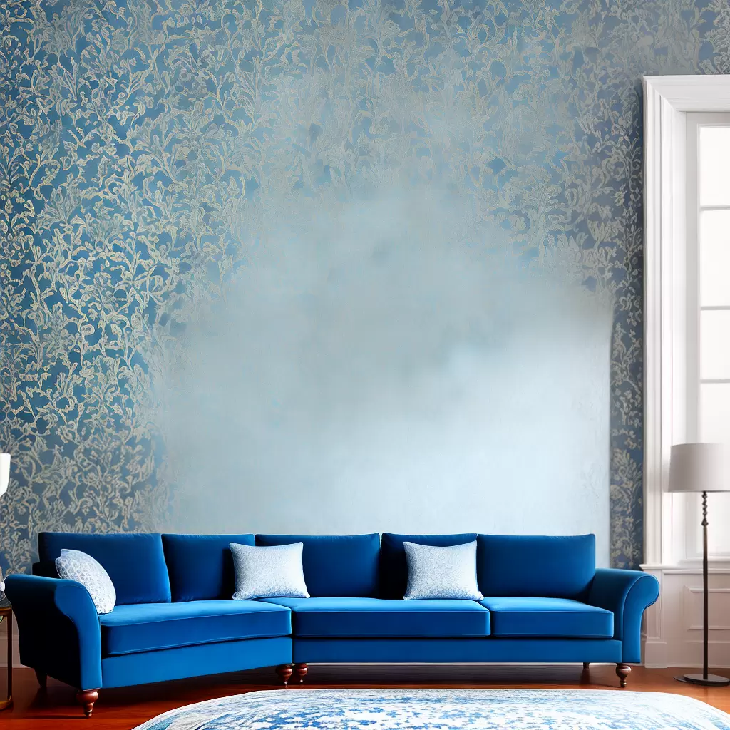 Tecidos e Texturas em Azul Royal: Envolvendo seus Ambientes em Luxo