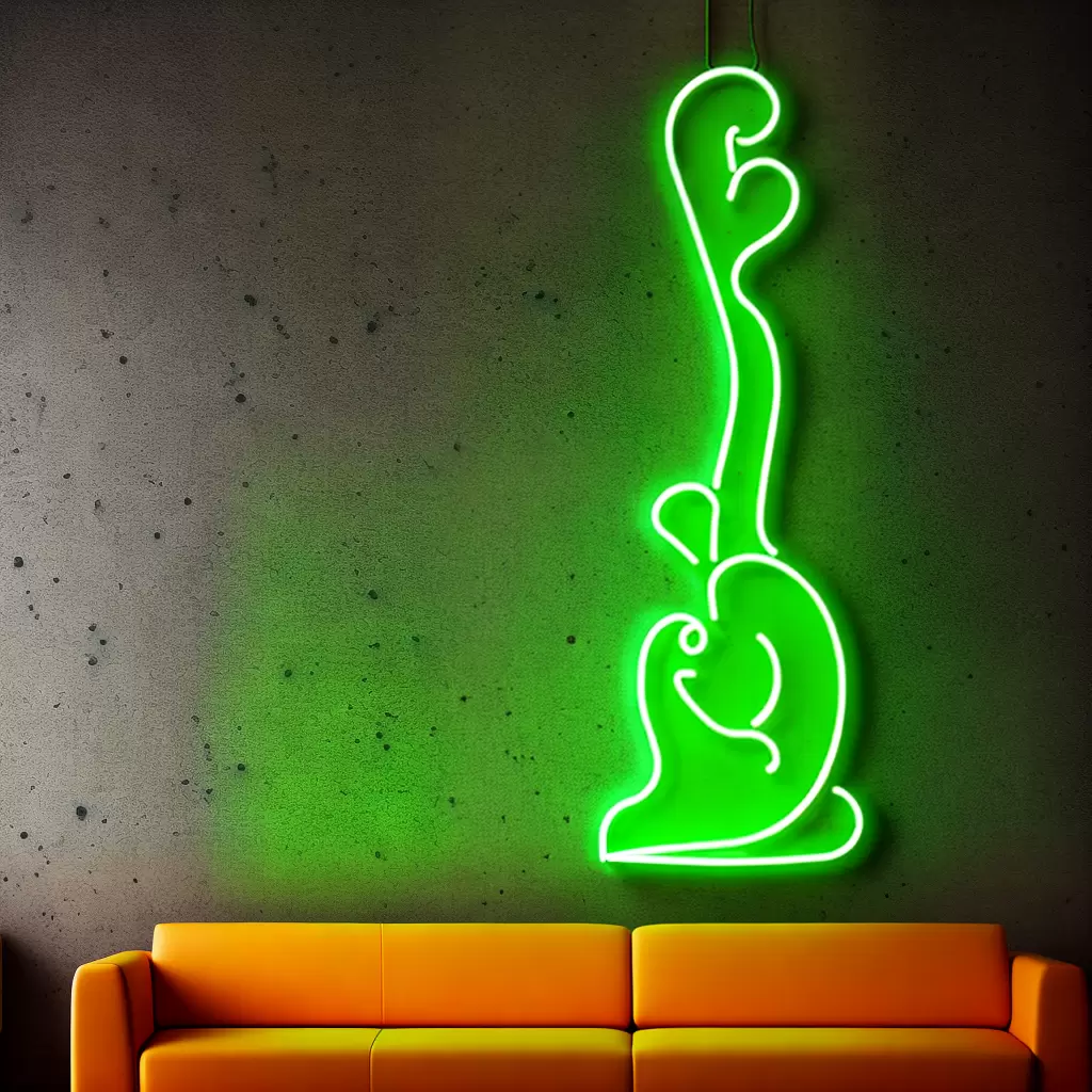 Placas de neon: a tendência luminosa na decoração contemporânea