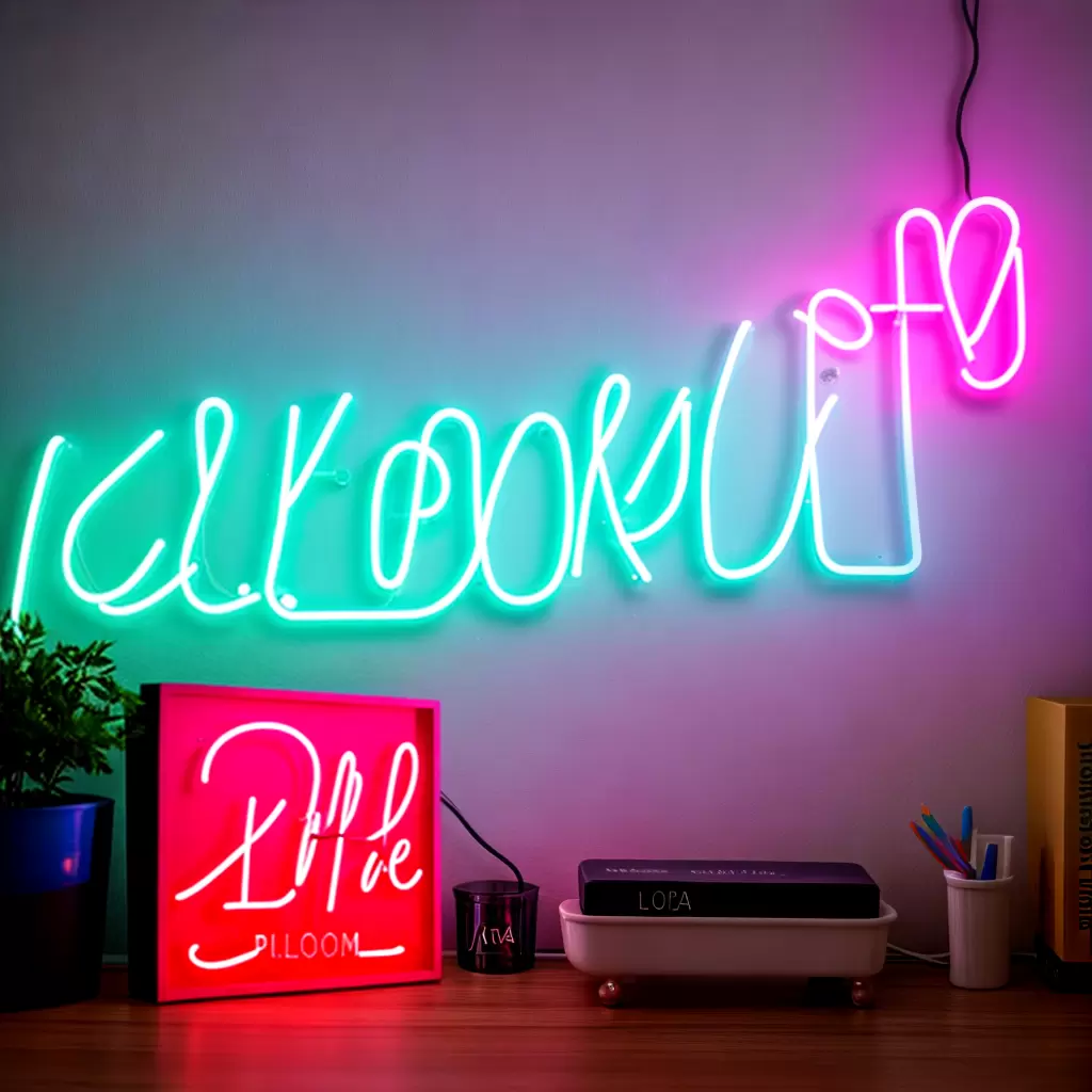 Placas de neon personalizadas: a sua assinatura na decoração