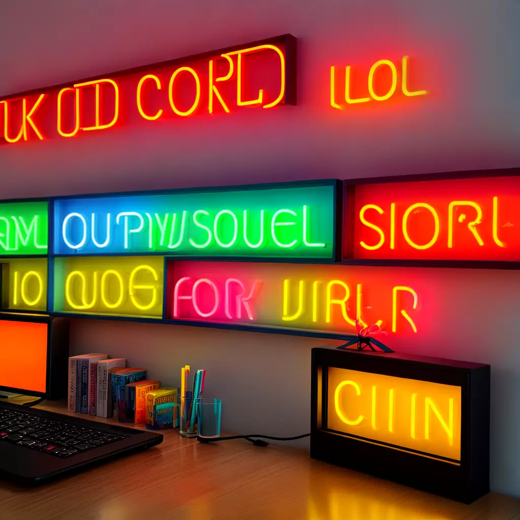Placas de neon personalizadas: a sua assinatura na decoração