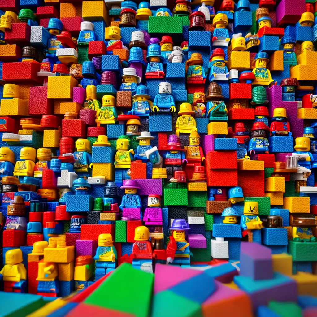 Dicas de como criar uma parede temática com bonecos de Lego como decoração