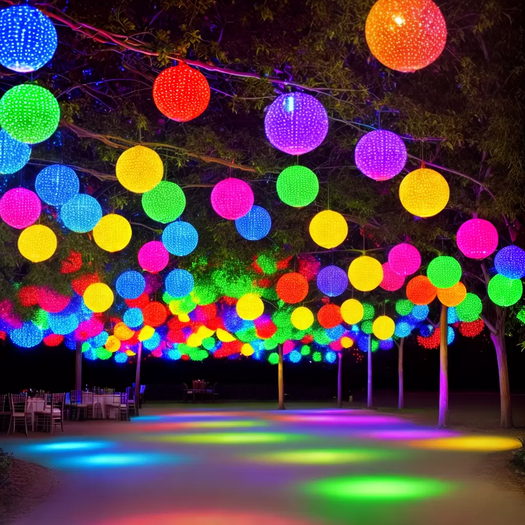 Decoração de festas: O papel das luzes de LED