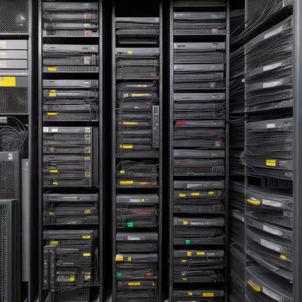 Racks para guardar objetos de comunicação e telefonia