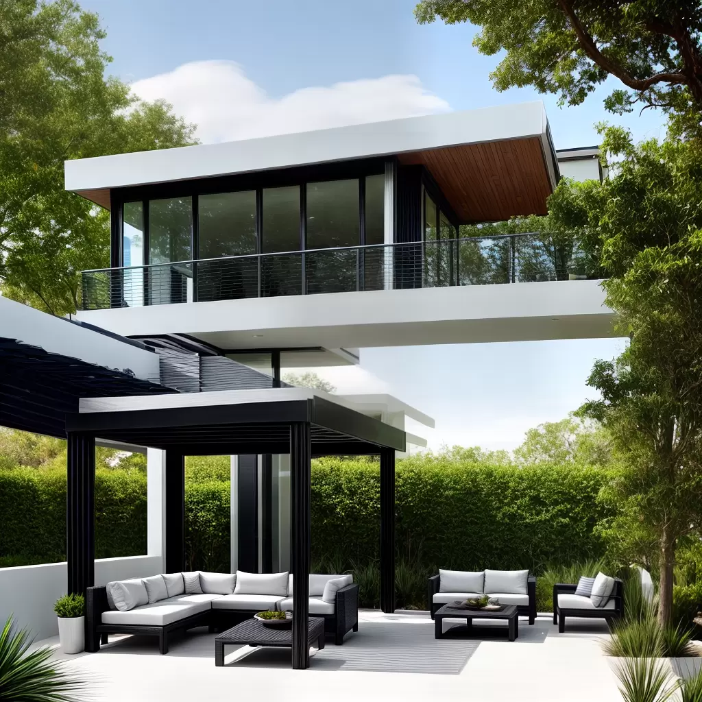 Como criar um Gazebo com estilo moderno para criar um espaço ...