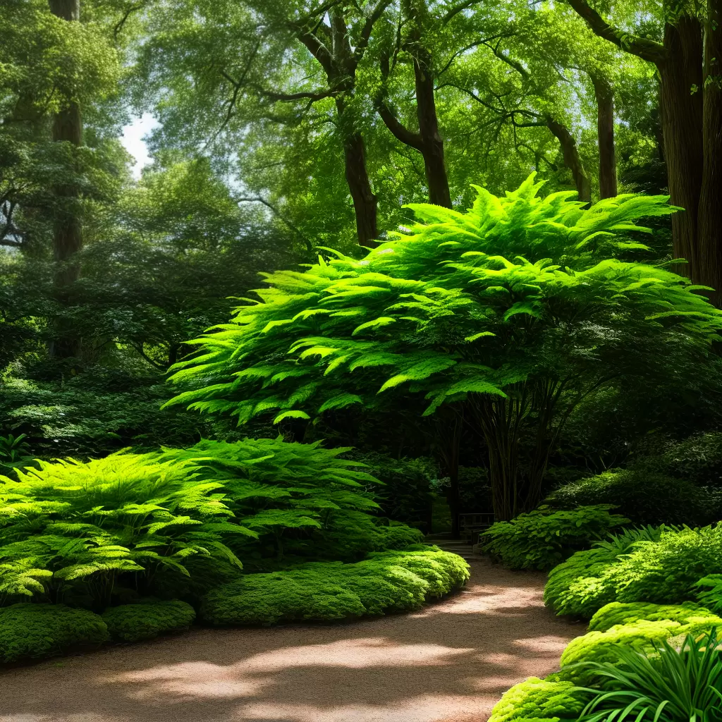 Jardins com plantas para sombra parcial: adaptação e versatilidade