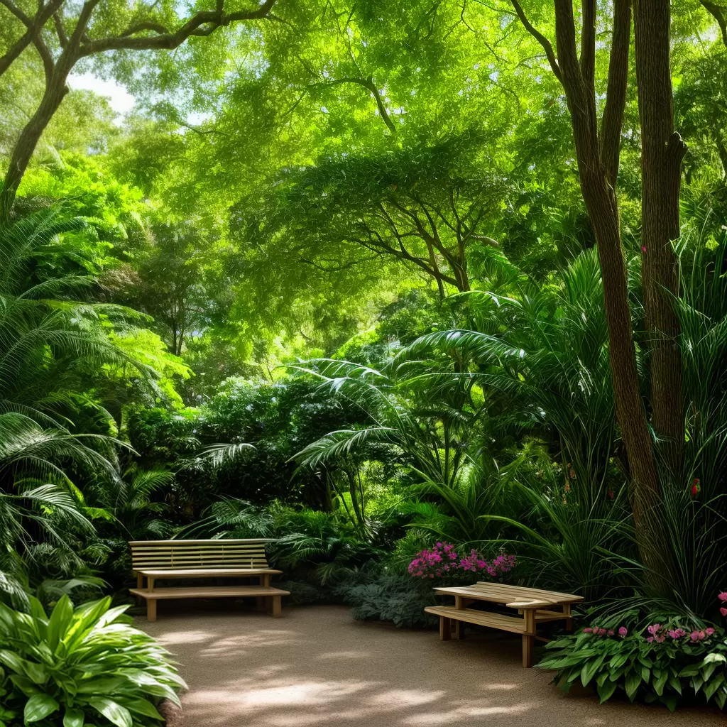 Jardins com plantas para sombra parcial: adaptação e versatilidade