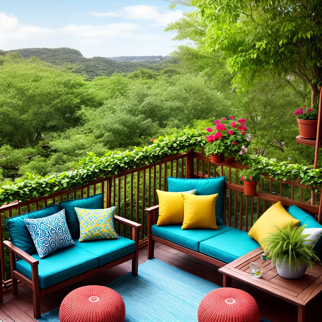 Cores na decoração de varandas: como escolher