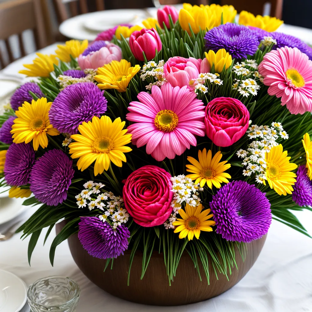 Decoração de primavera com flores falsas: Como fazer