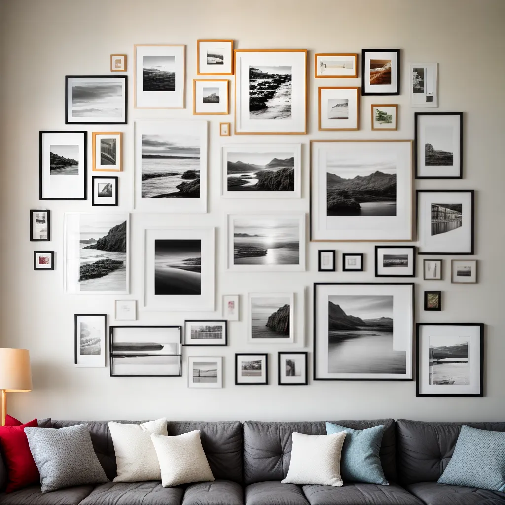 Ideias criativas para pendurar fotos na parede