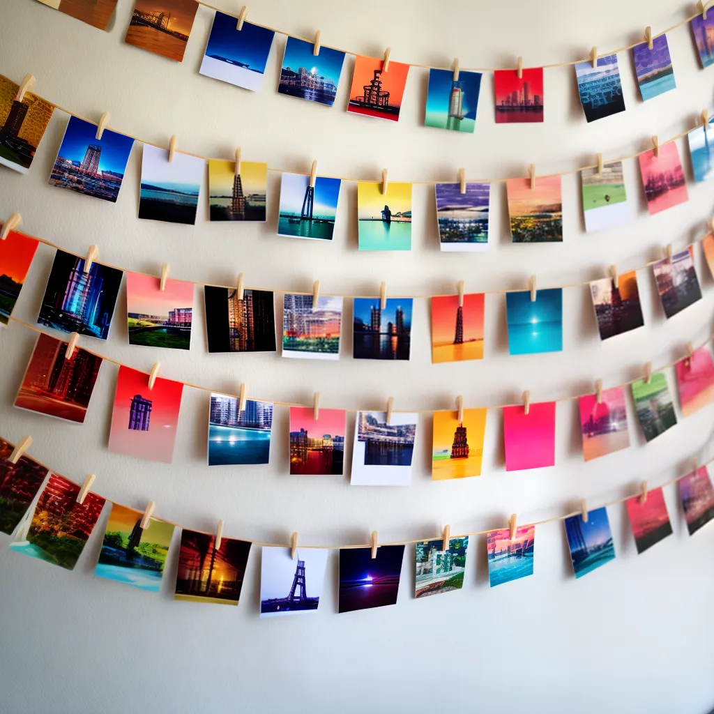 Ideias criativas para pendurar fotos na parede