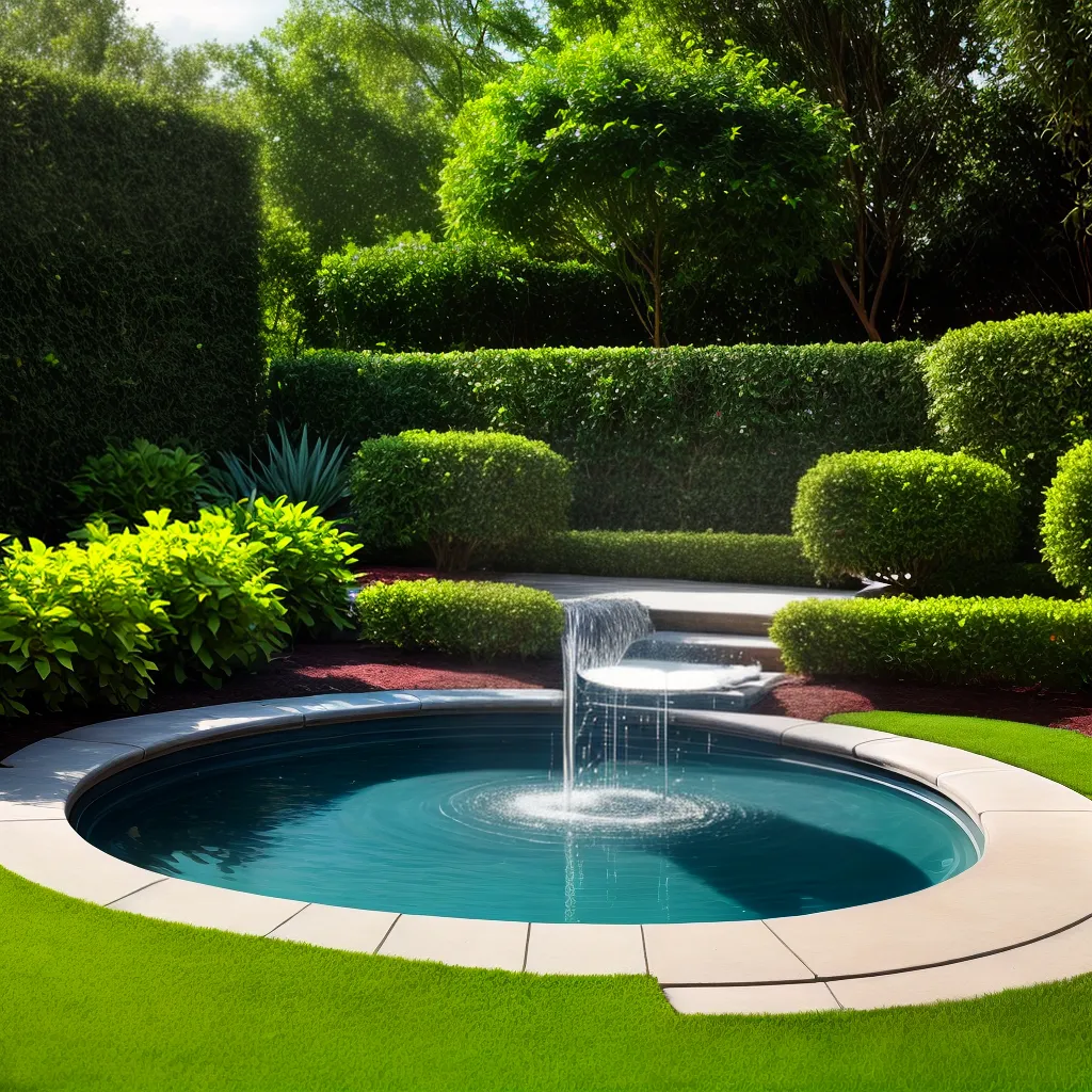 O papel das fontes de água na decoração do jardim.