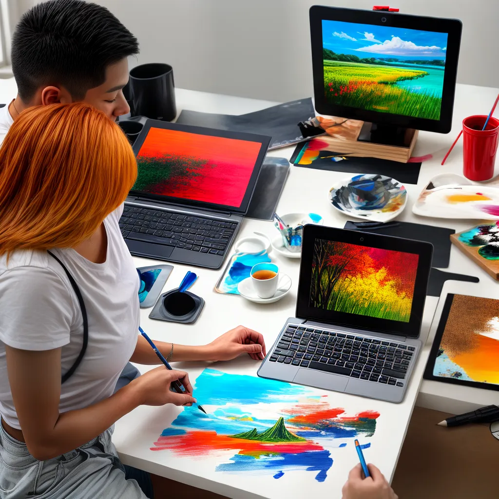 Qual a diferença entre arte digital e arte tradicional?