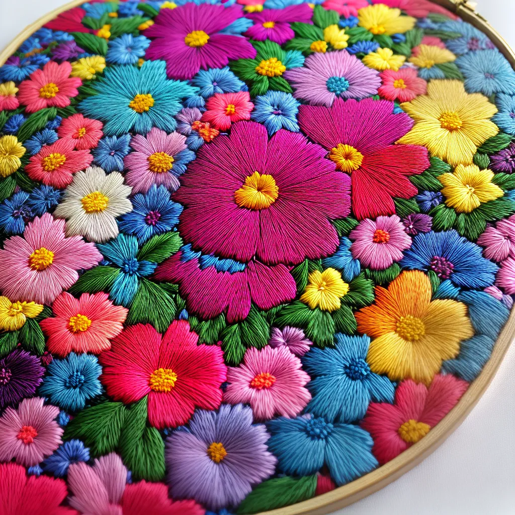 Como bordar flores: técnicas e padrões