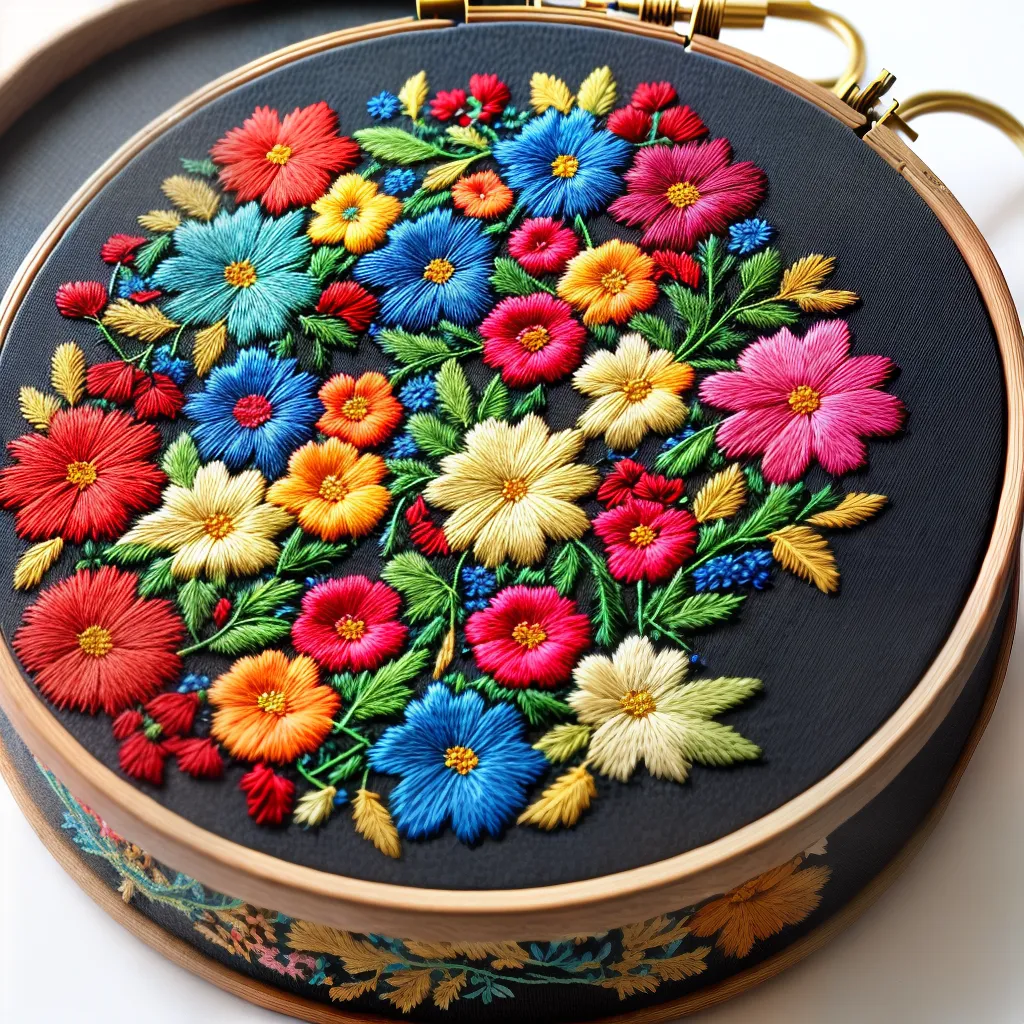 Como bordar flores: técnicas e padrões