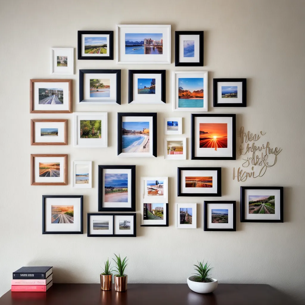 Como criar um mural de fotos caseiro