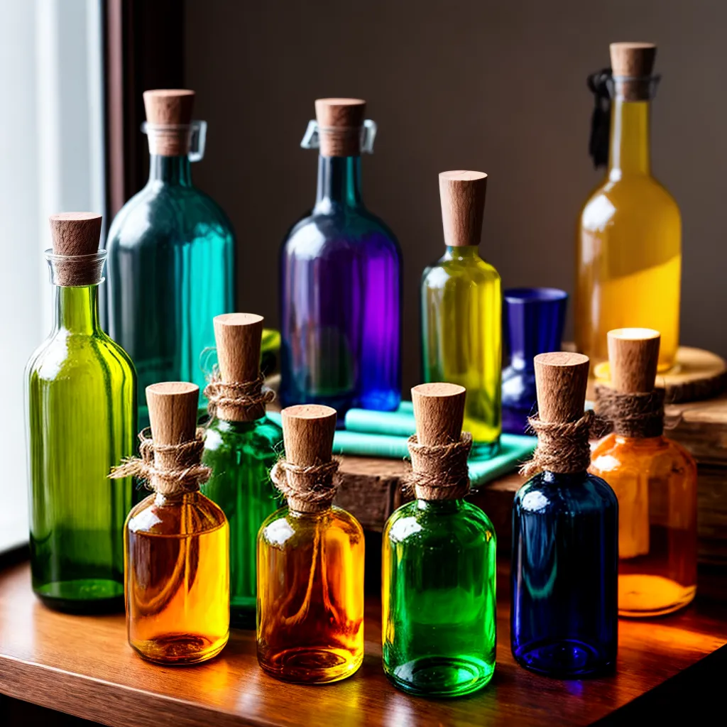 10 ideias para decorar com garrafas de vidro