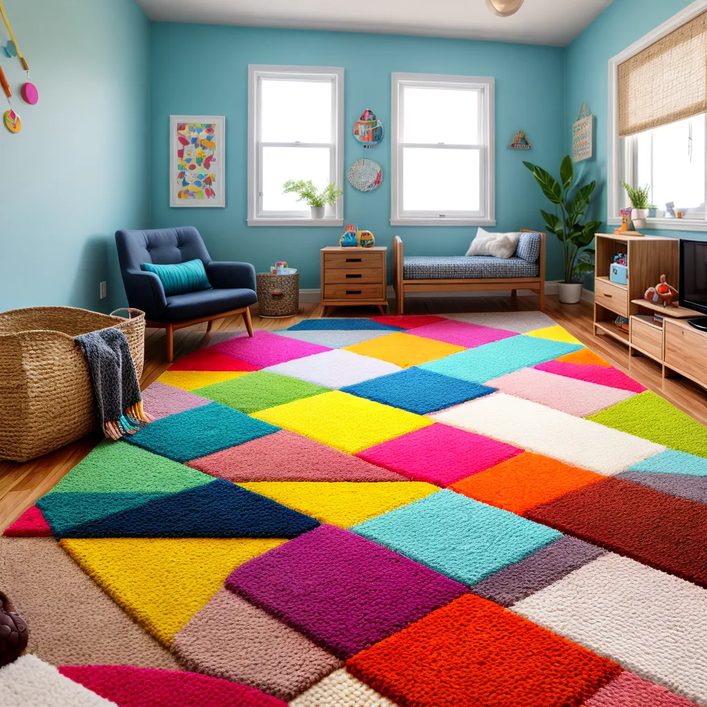 Como escolher o tapete ideal para um quarto infantil