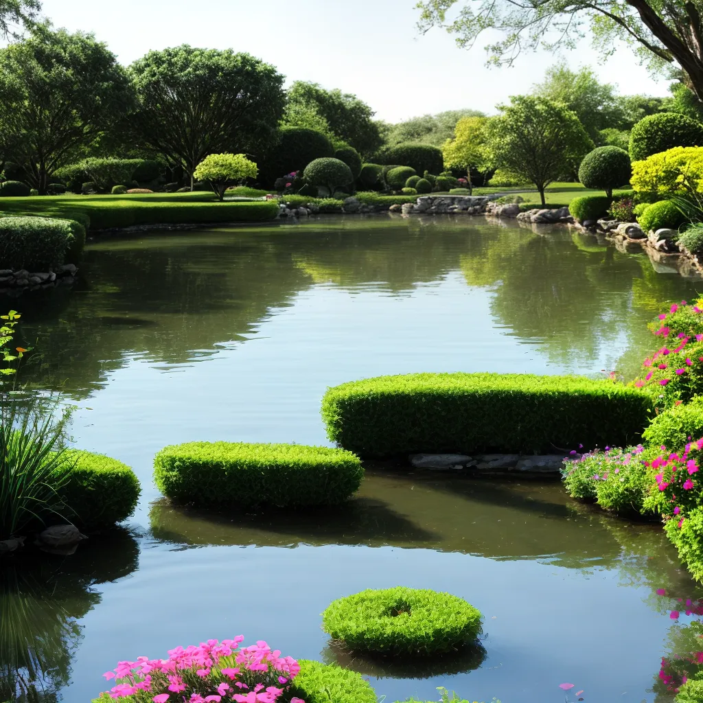 Crie Seu Próprio Mini Lago: Tranquilidade no Jardim!