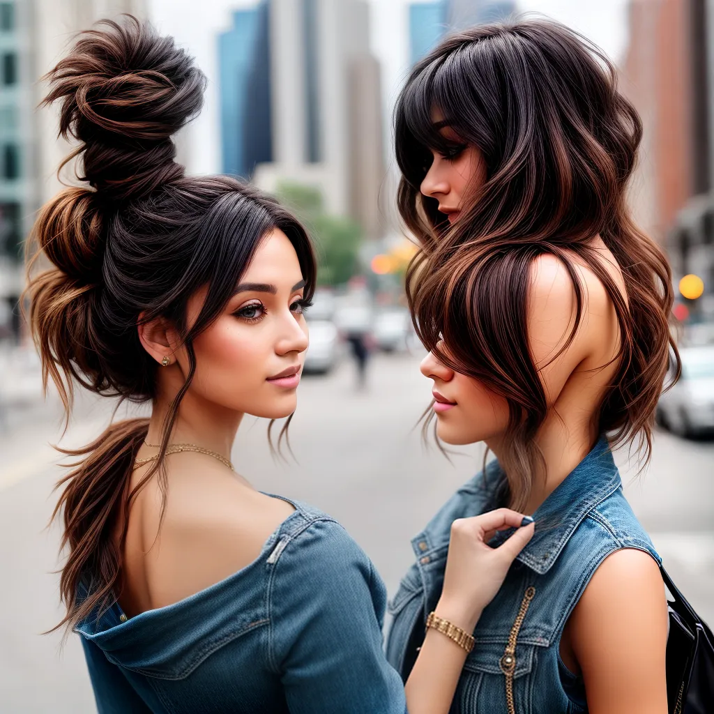 Domine o Visual Descontraído com Penteados "Messy" de 2024!