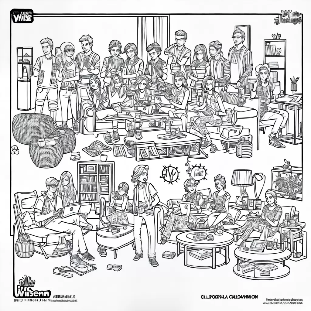 The Sims - 18 Desenhos para Imprimir e Colorir