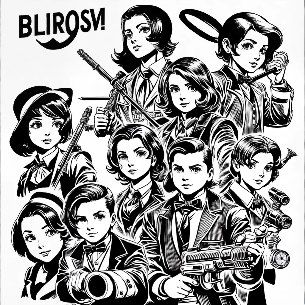 BioShock - 18 Desenhos para Imprimir e Colorir