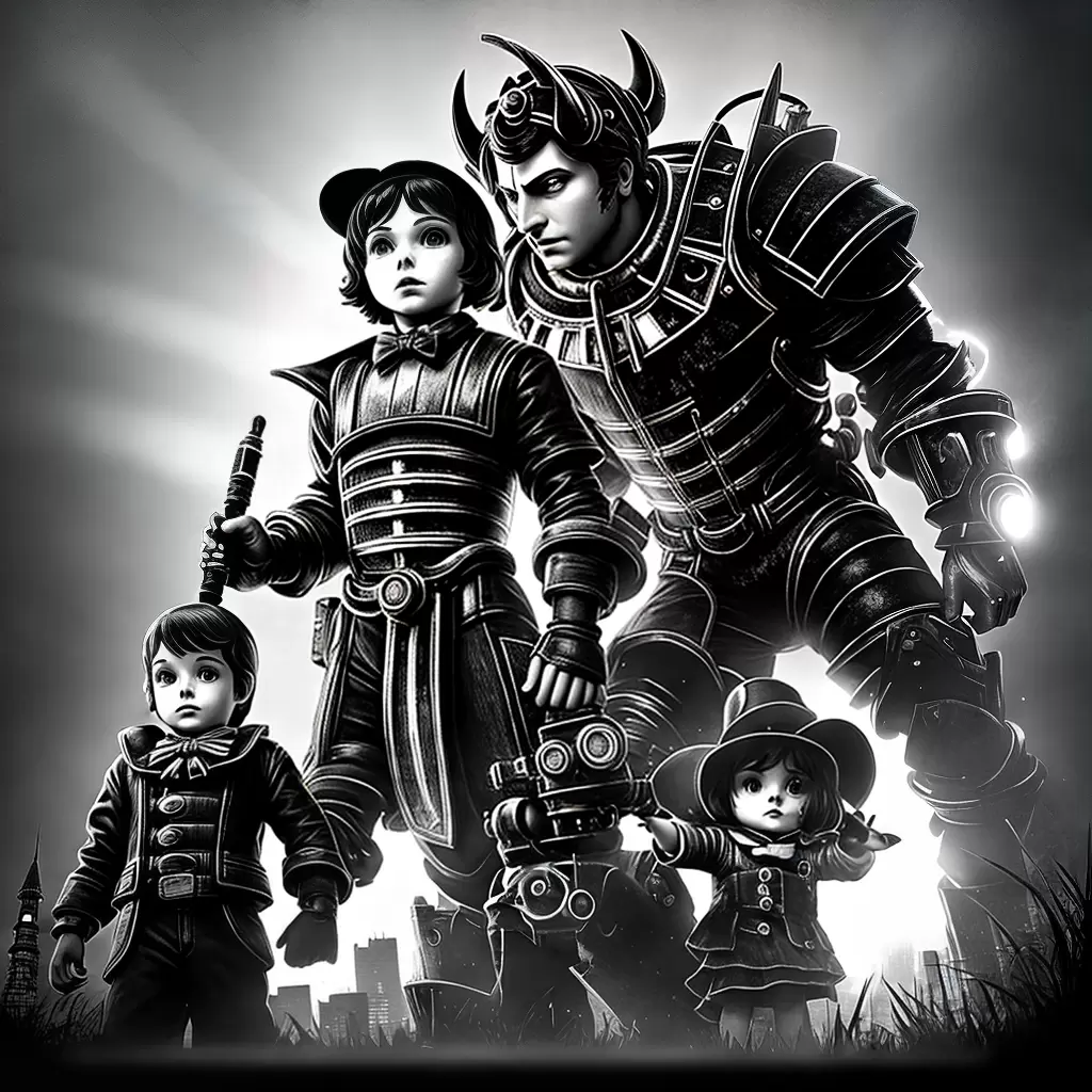 BioShock - 18 Desenhos para Imprimir e Colorir