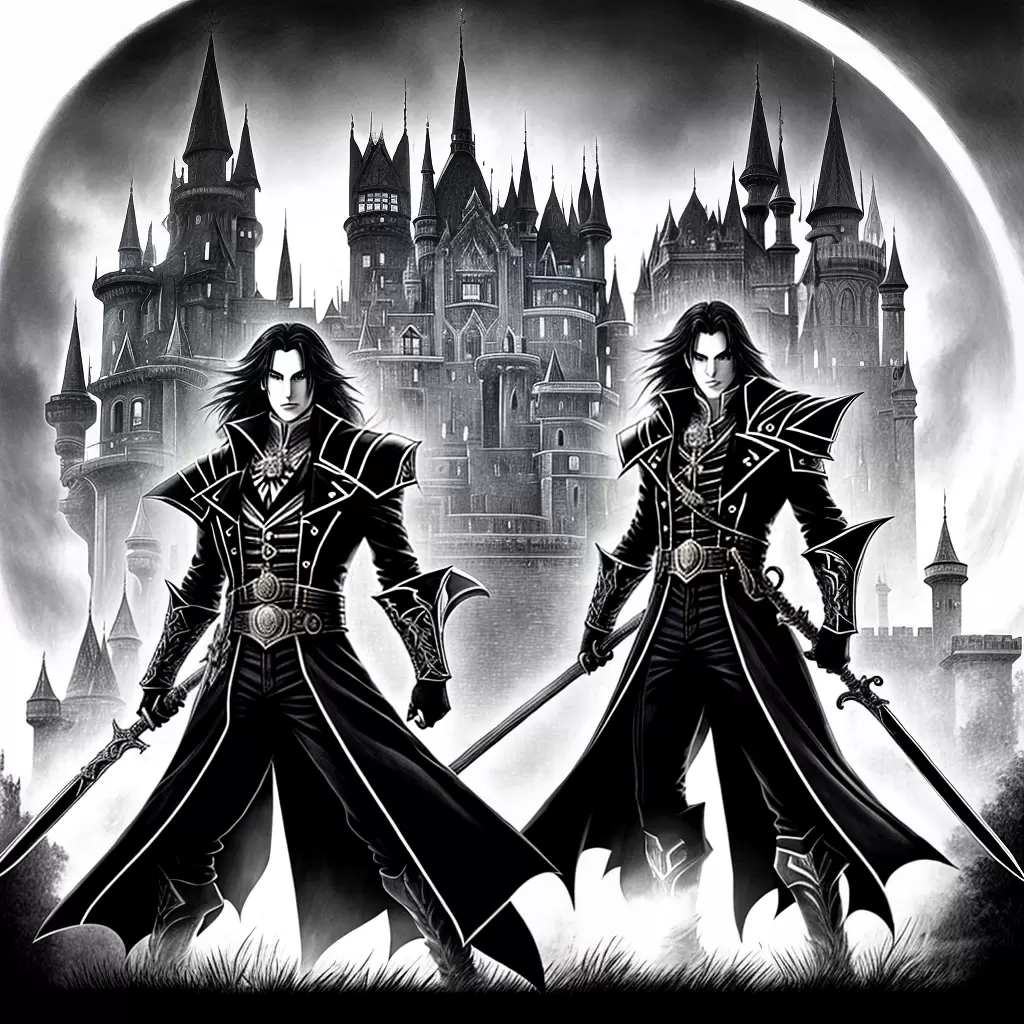 Castlevania: Symphony of the Night - 18 Desenhos para Imprimir e Colorir